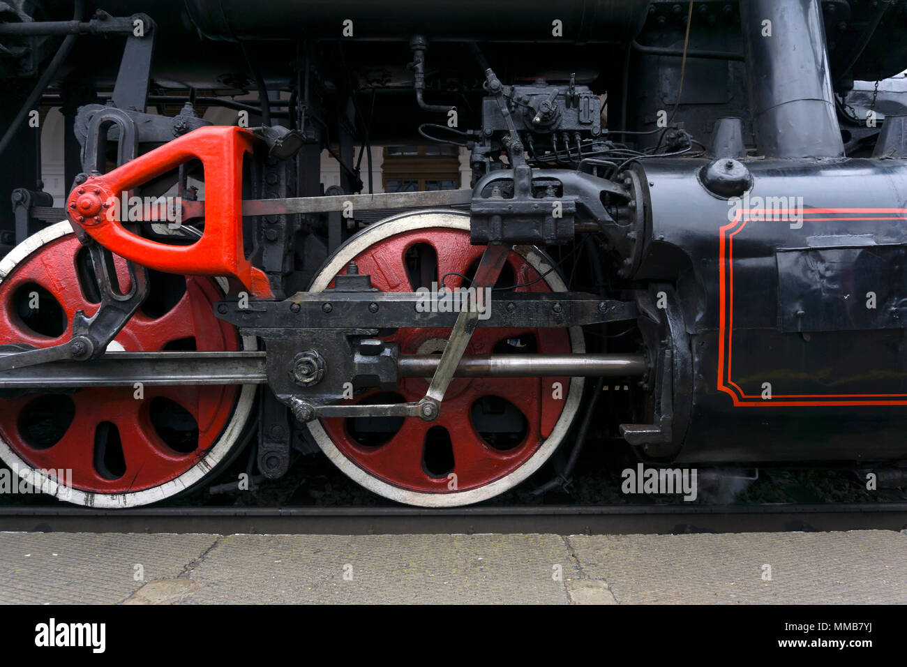 Connecting Rods Steam Locomotive Stock Photos & Connecting Rods Steam ...