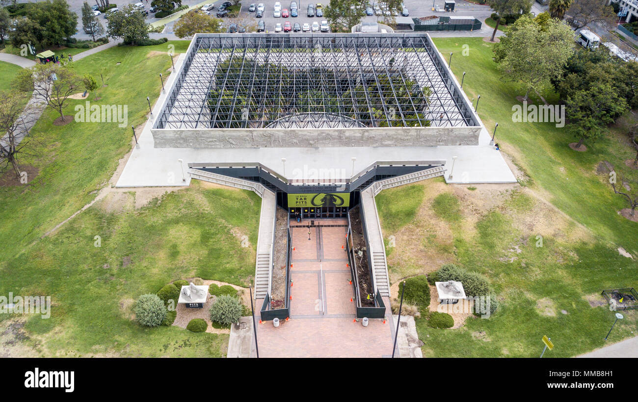 The George C Page Museum of La Brea Discoveries, La Brea tar pits, Los ...