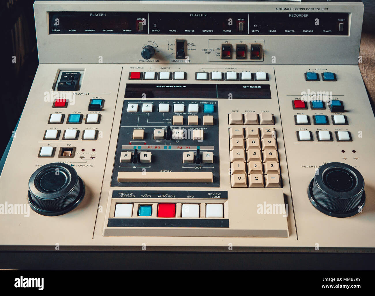 retro type editing equipment Automatic Editing Control Unit for video ...