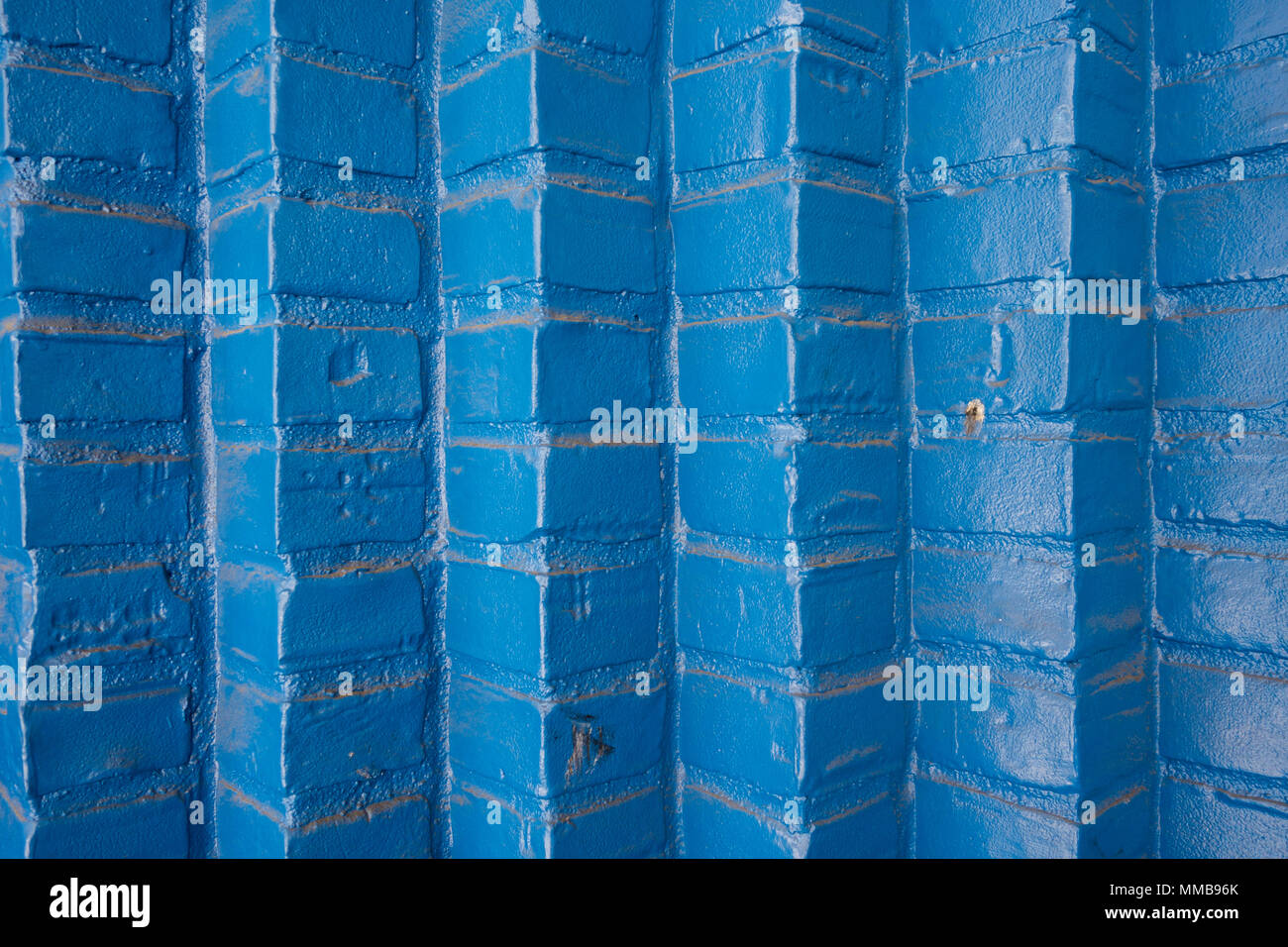 Blue brick pattern wallpaper hi-res stock photography and images - Alamy