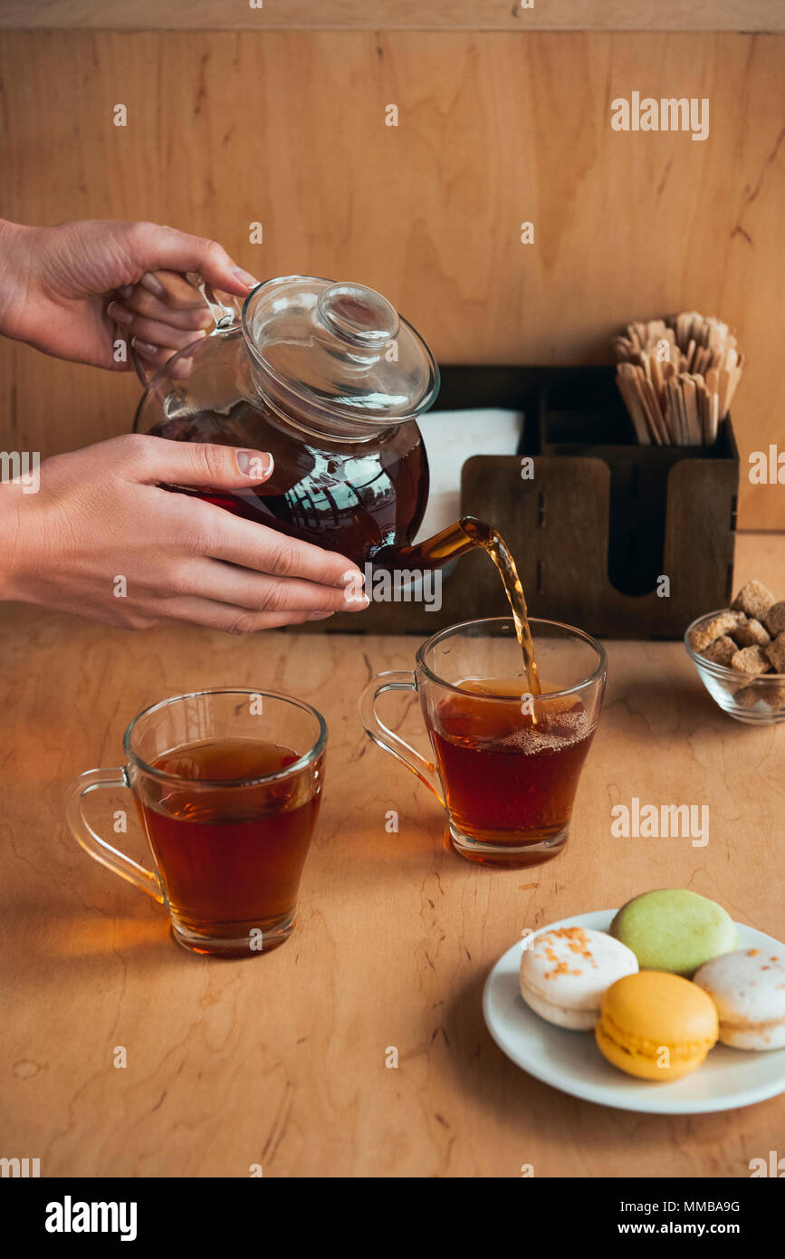 Person pouring hi-res stock photography and images - Alamy