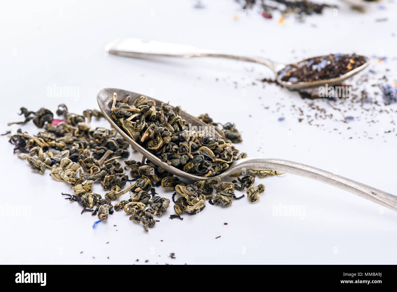 Various tea spoons hi-res stock photography and images - Alamy
