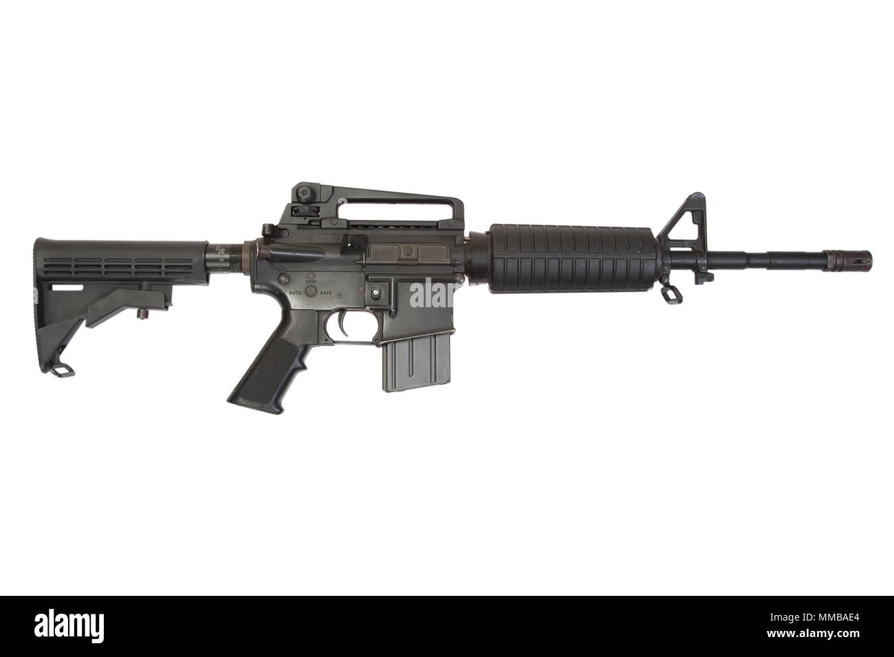 US Army carbine M4 isolated on a white background Stock Photo - Alamy