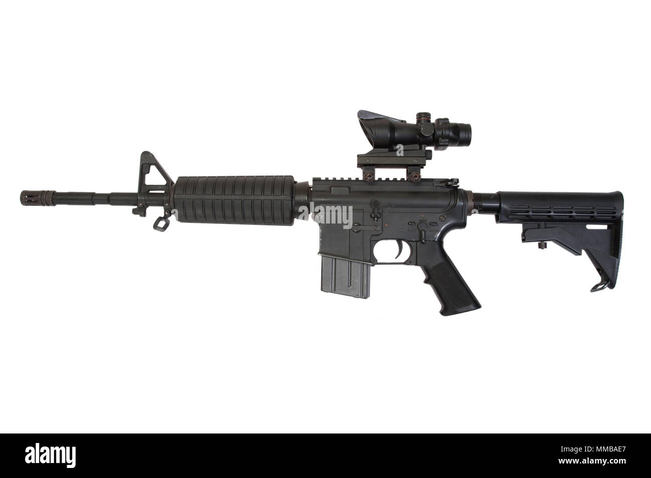 M4 isolated on a white background Stock Photo - Alamy