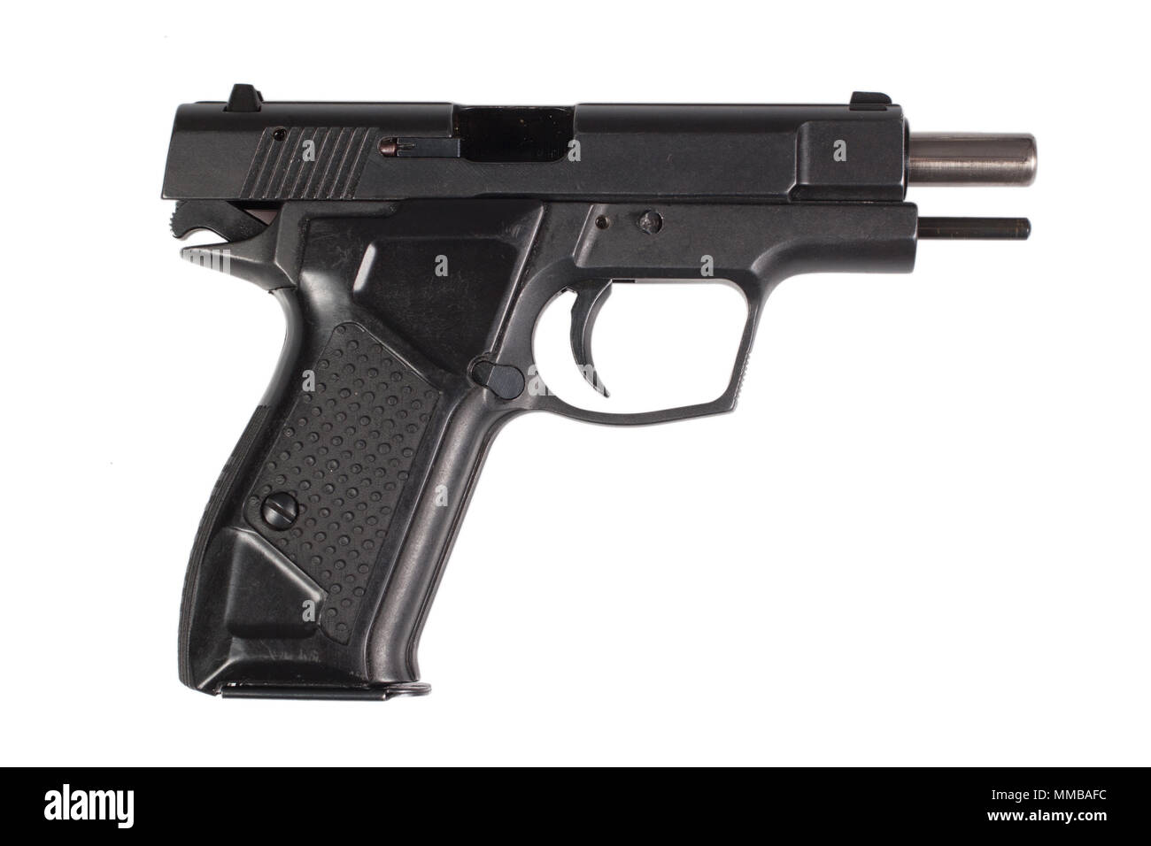 hand gun isolated on white background Stock Photo - Alamy