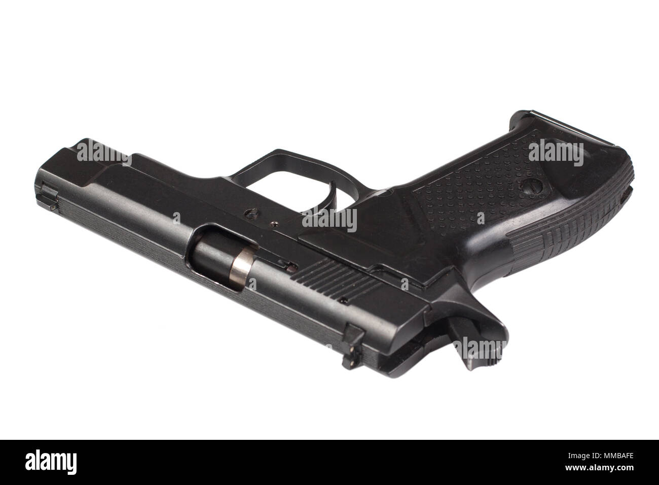 hand gun isolated on white background Stock Photo - Alamy
