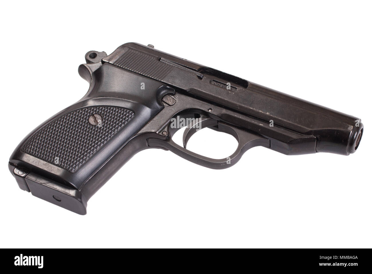 hand gun isolated on white background Stock Photo - Alamy