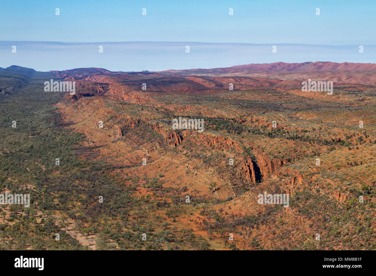 Aerial view west macdonnell northern hi-res stock photography and ...