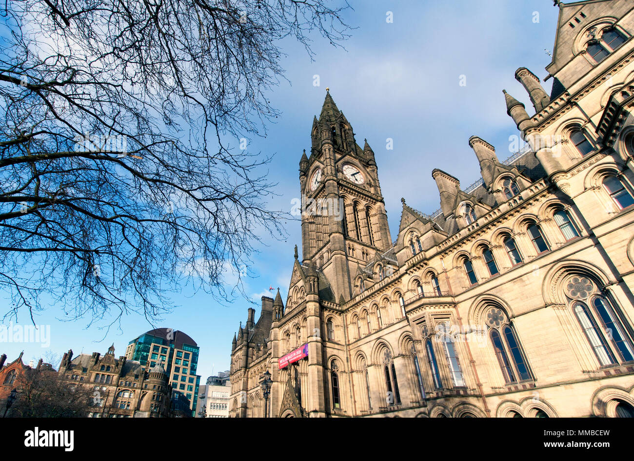 Manchester Town hall Stock Photo - Alamy