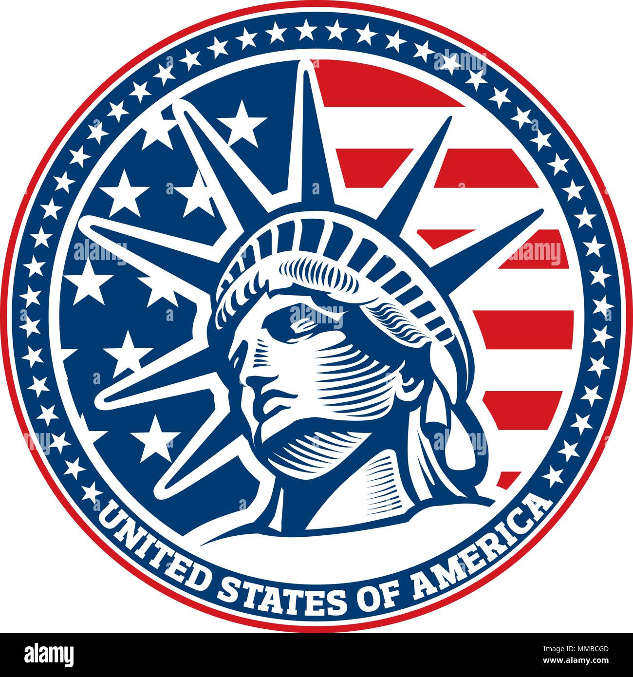 Usa symbol Stock Vector Images - Alamy