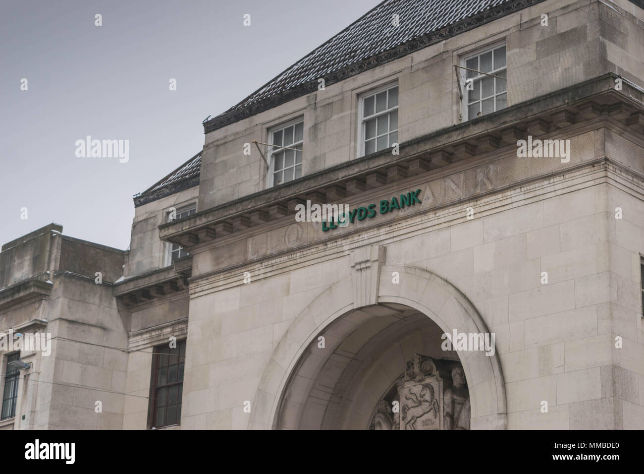 COVENTRY, ENGLAND, UK - 3rd March 2018: Lloyds Bank logo sign in ...