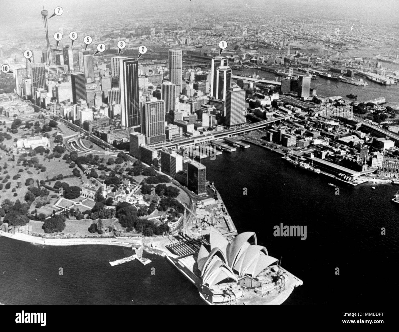 The skyline of Sydney, Australia, is changing rapidly. In this ...