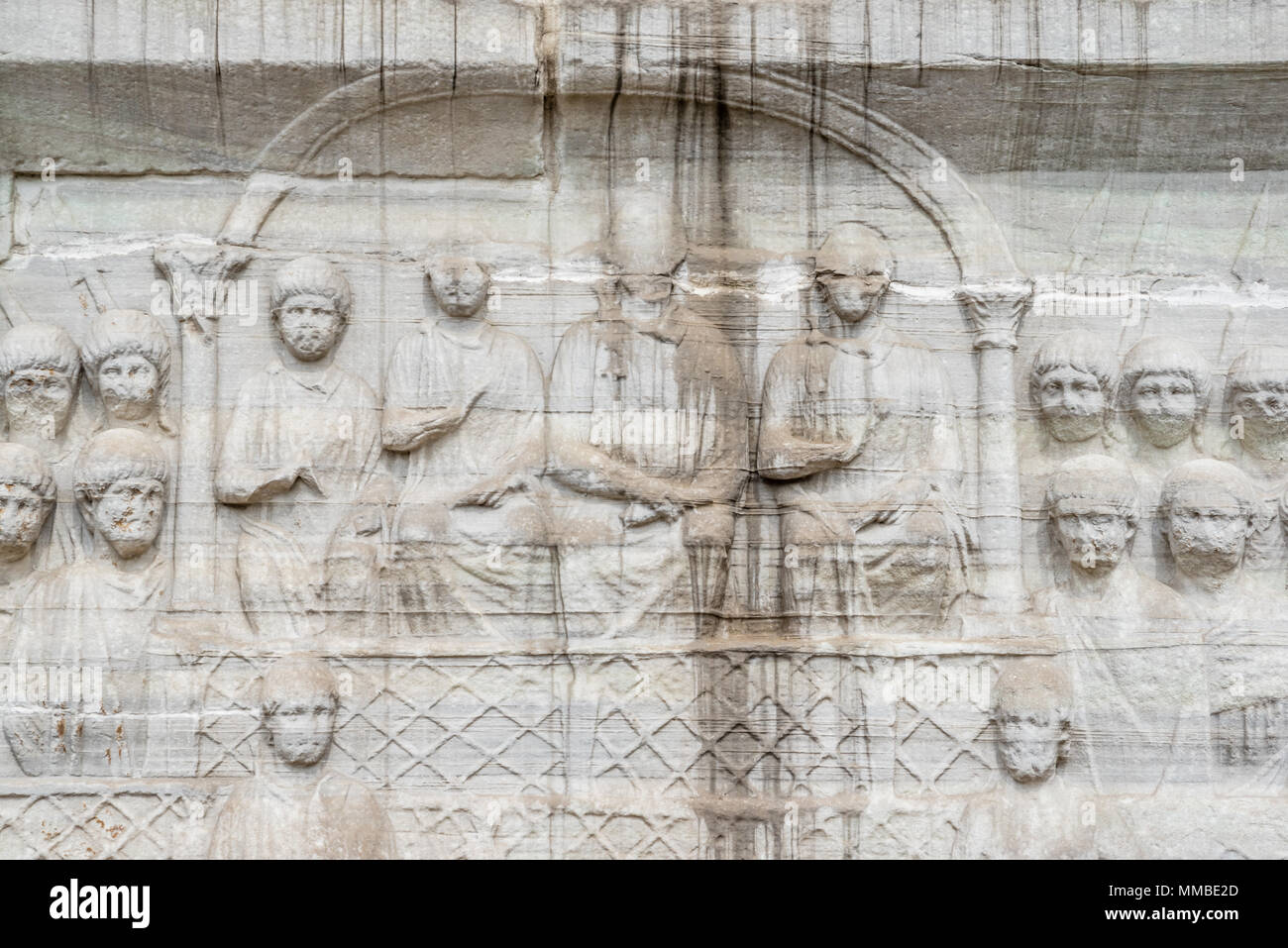 Relief of theodosius column in constantinople hi-res stock photography ...