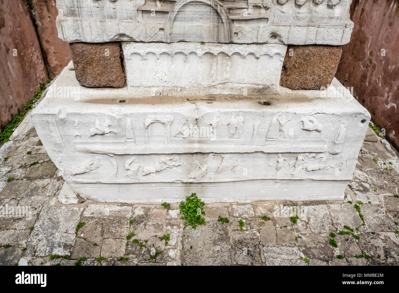 Relief of theodosius column in constantinople hi-res stock photography ...