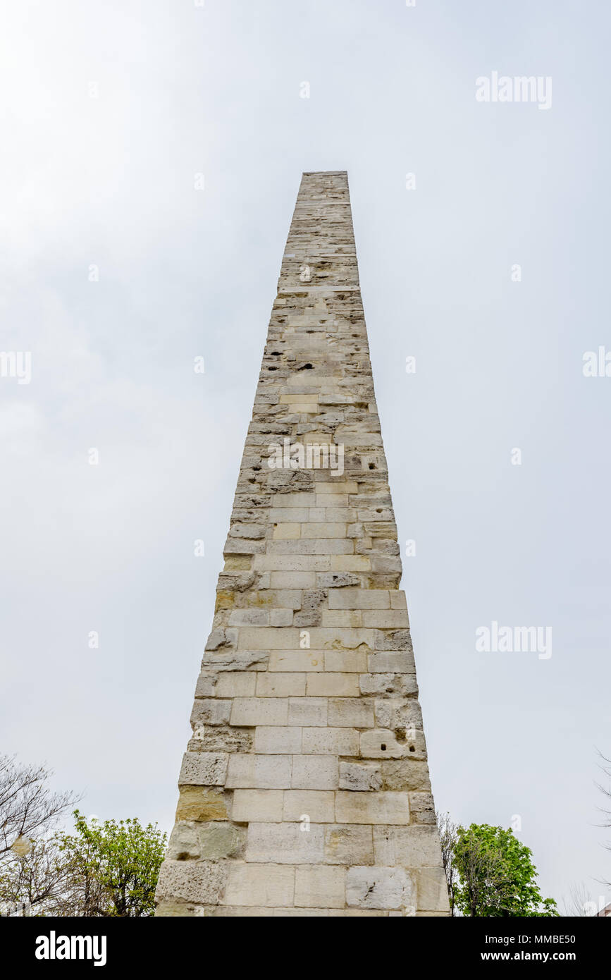 View of Walled Obelisk, Constantine Obelisk or Masonry Obelisk in ...
