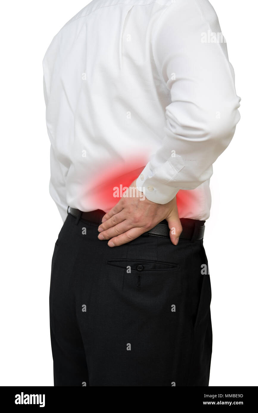Back pain man hi-res stock photography and images - Alamy
