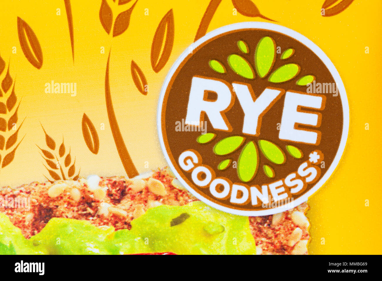 Rye goodness label hi-res stock photography and images - Alamy
