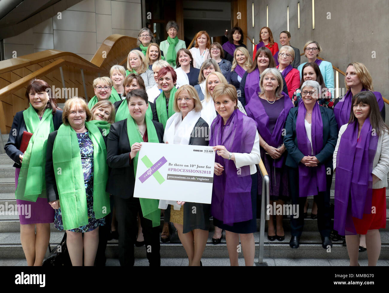 Linda fabiani and first minister nicola sturgeon hi-res stock ...