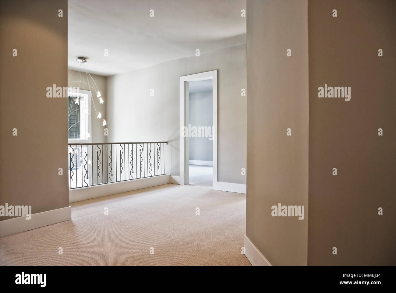 Hallway in a new home Stock Photo - Alamy