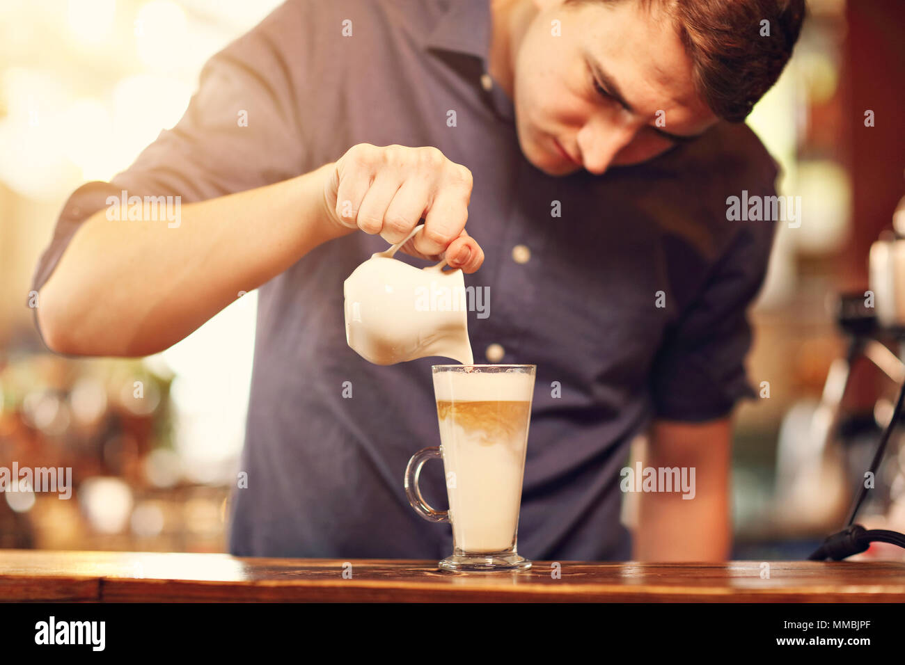Barista hi-res stock photography and images - Alamy