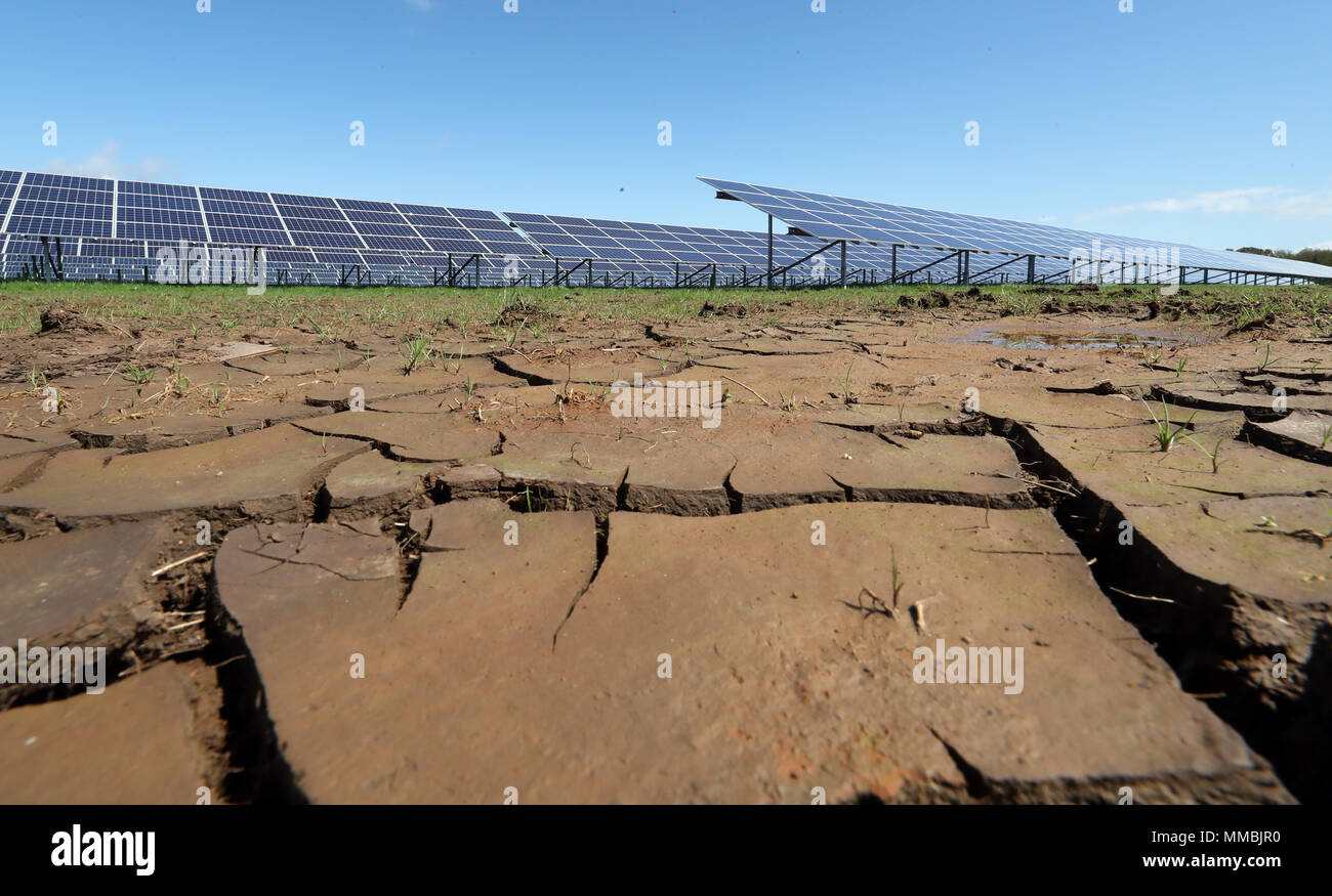 A view of the new £7 million solar farm at Dunore, which will supply ...