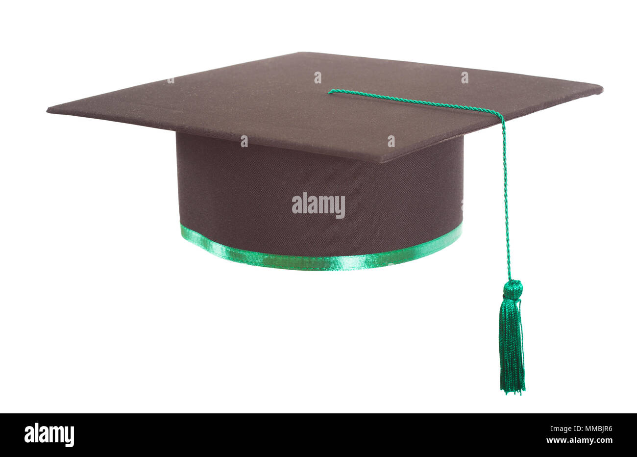 graduation cap isolated on white background Stock Photo - Alamy