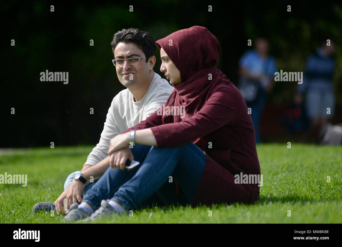 Muslim couple romance hi-res stock photography and images - Alamy
