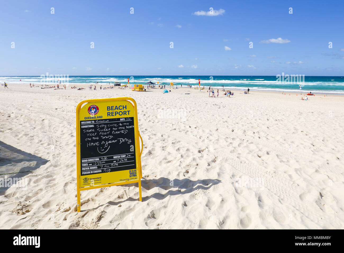 Gold Coast Lifeguard Stock Photo - Alamy