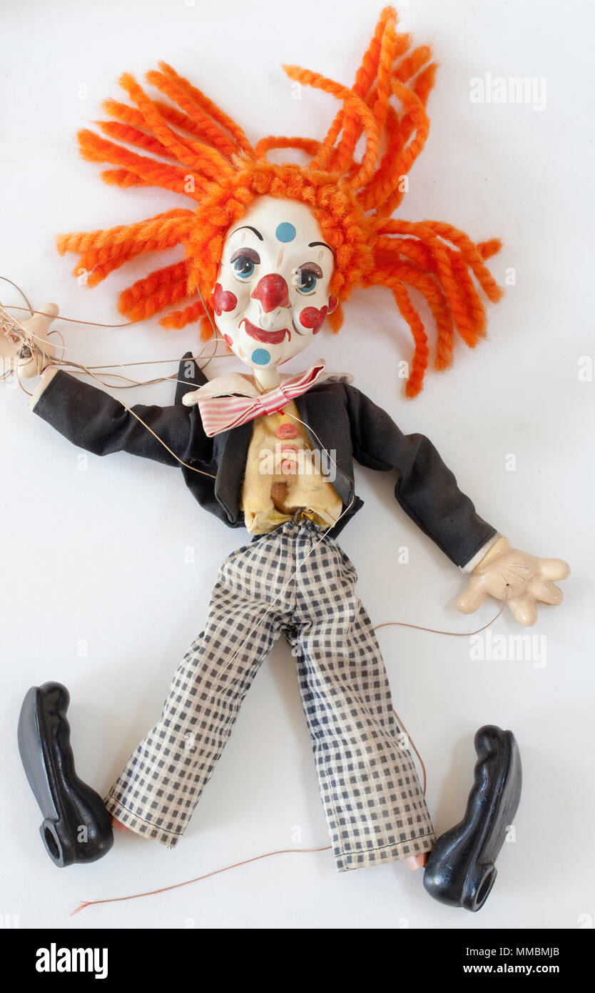 Vintage Pelham Clown Puppet Stock Photo - Alamy