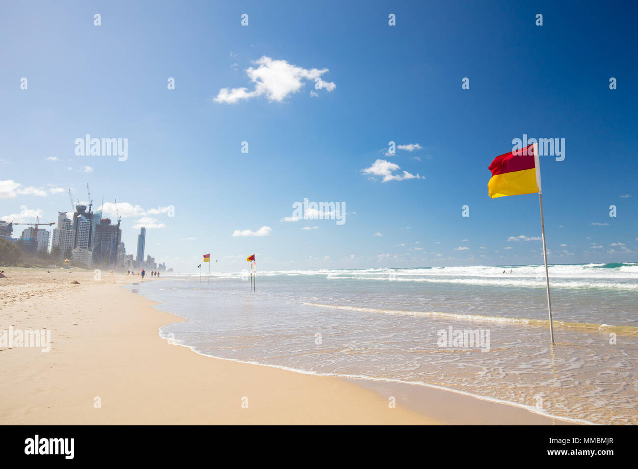Australia surf rescue flags hi-res stock photography and images - Alamy