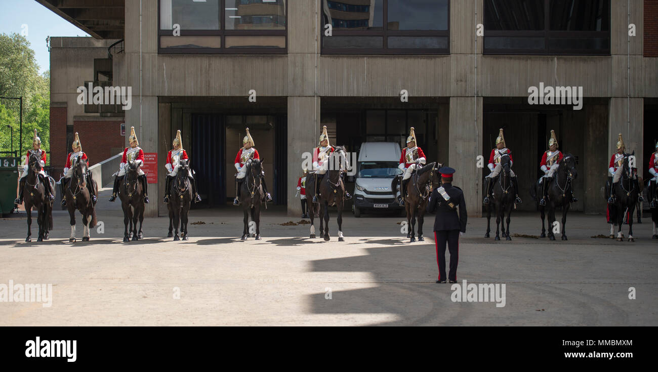 British household cavalry life guards regiment hi-res stock photography ...