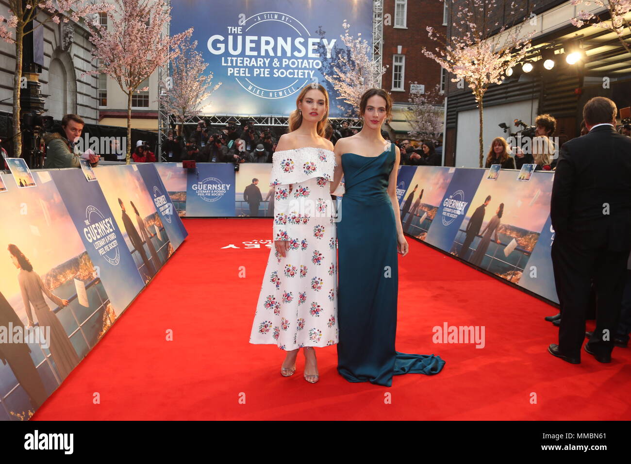 The Guernsey Literary and Potato Peel Pie Society film premiere in ...