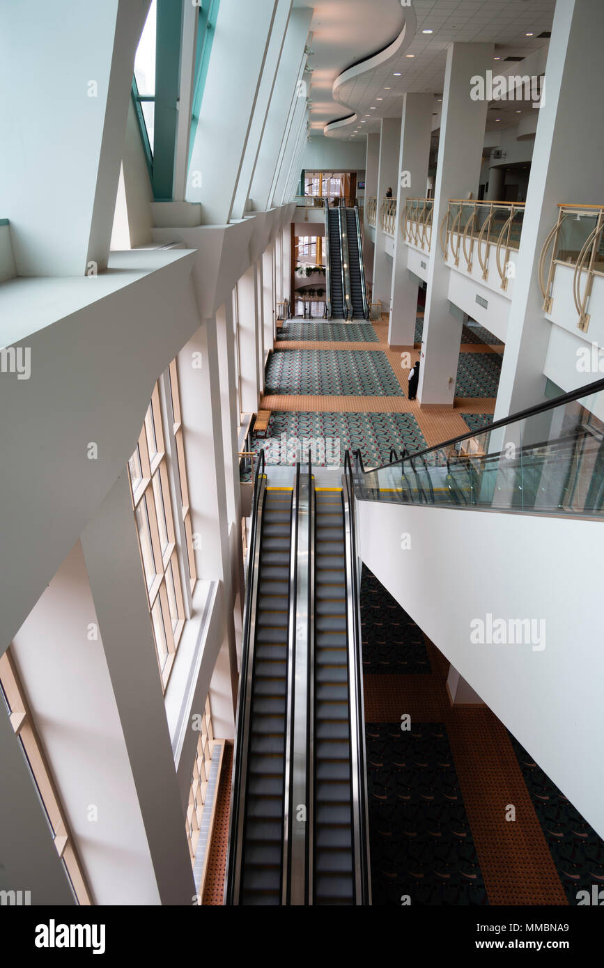 Interior view of the Wisconsin Center, Milwaukee, Wisconsin, USA Stock ...