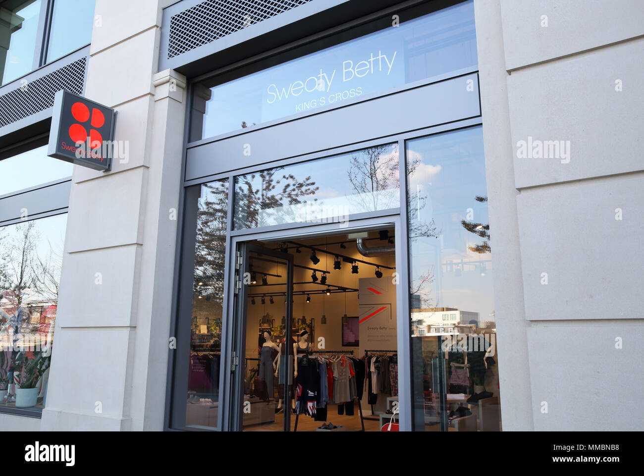 Sweaty Betty sports wear store on Kings Boulevard leading down to Kings ...