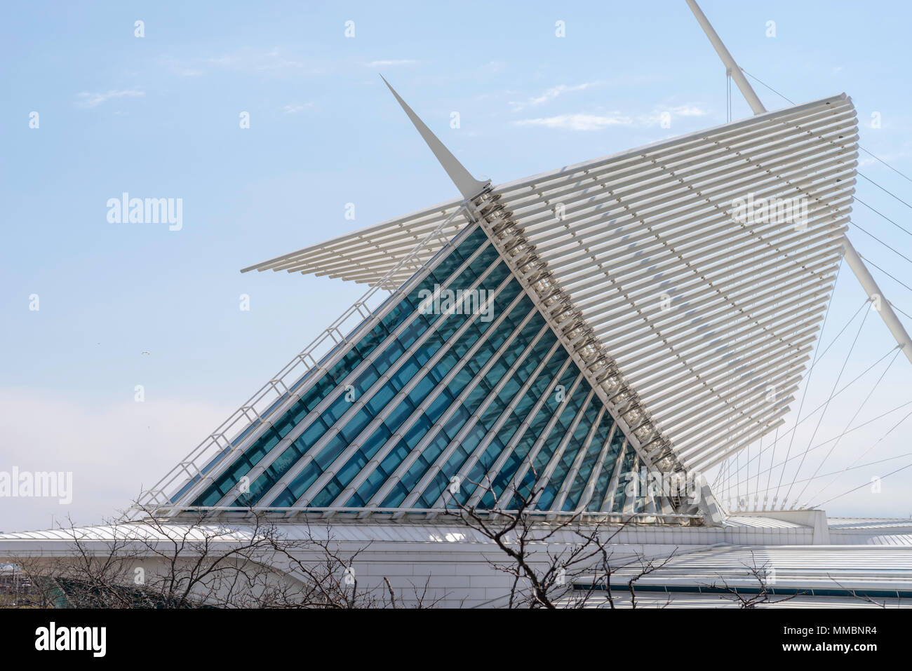 Calatrava wing milwaukee art museum hi-res stock photography and images ...