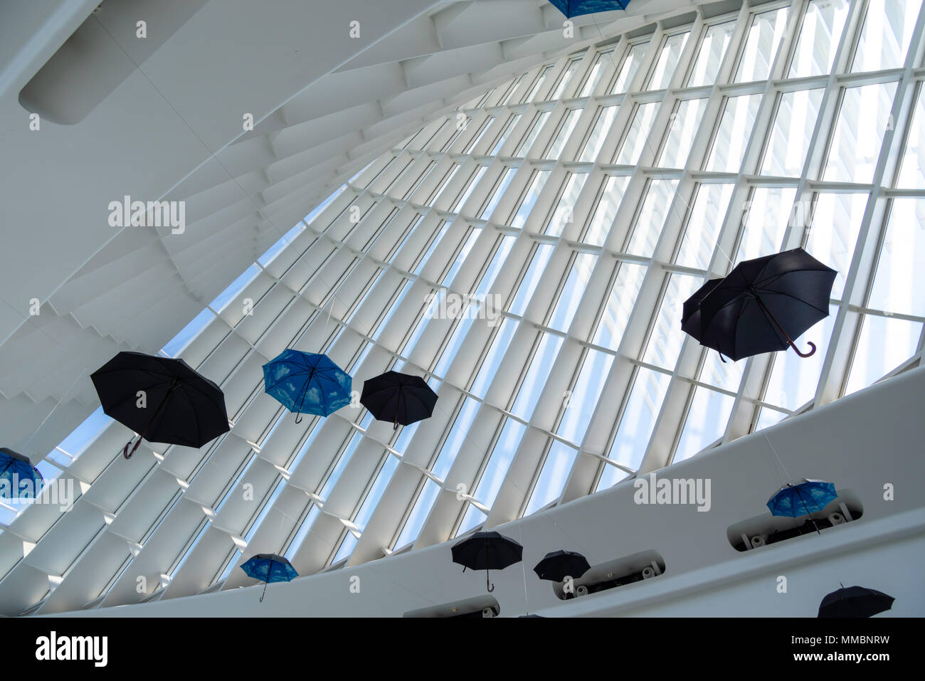 Interior view of the Milwaukee Art Museum, Milwaukee, Wisconsin, USA ...
