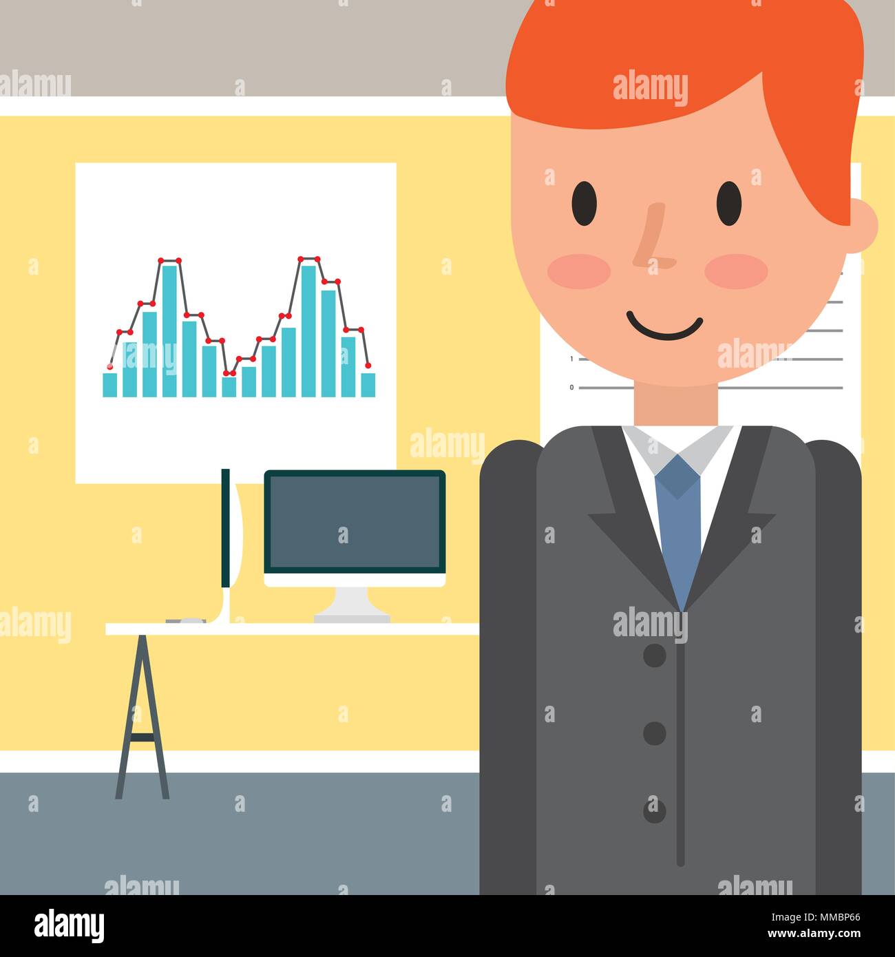 Japanese office worker Stock Vector Images - Alamy