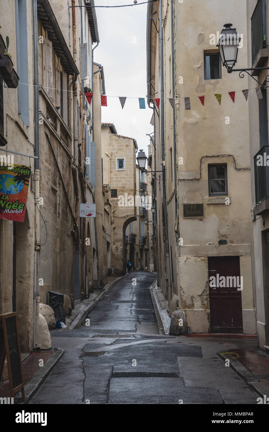 Streets of Montpellier Stock Photo - Alamy