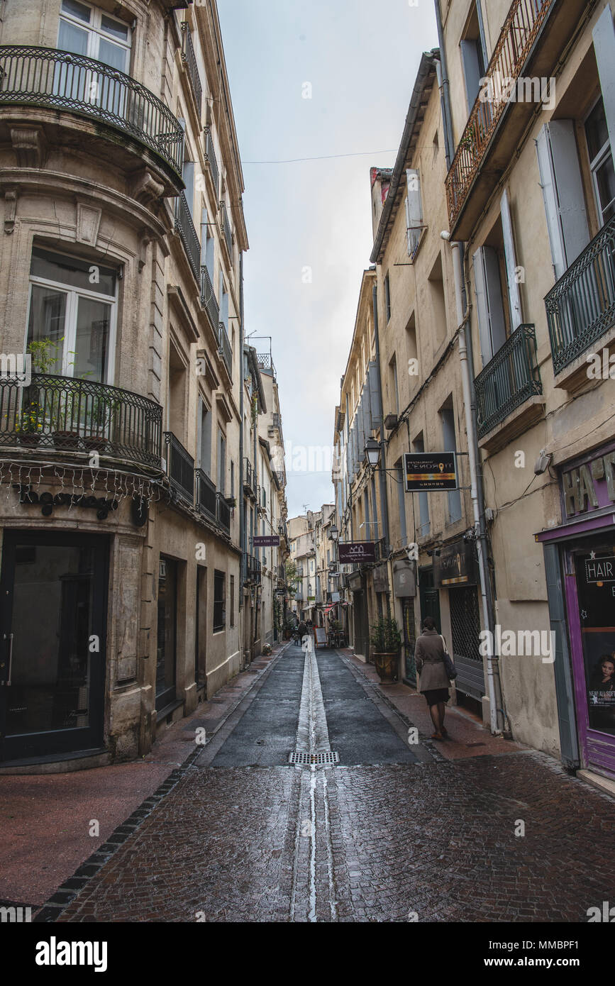 Montpellier streets hi-res stock photography and images - Alamy