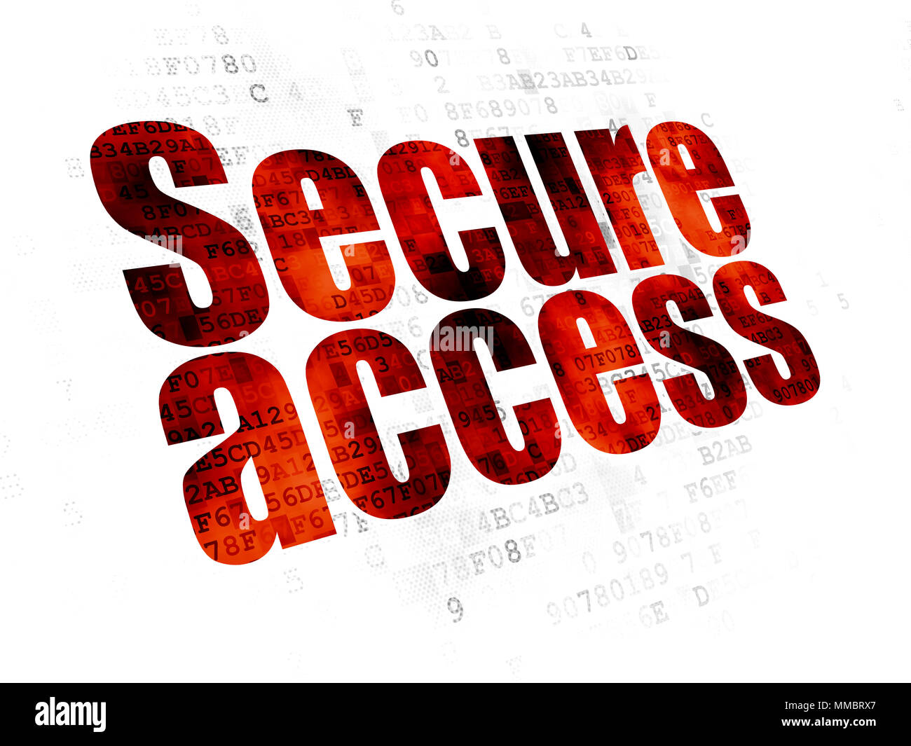 Security concept: Secure Access on Digital background Stock Photo - Alamy