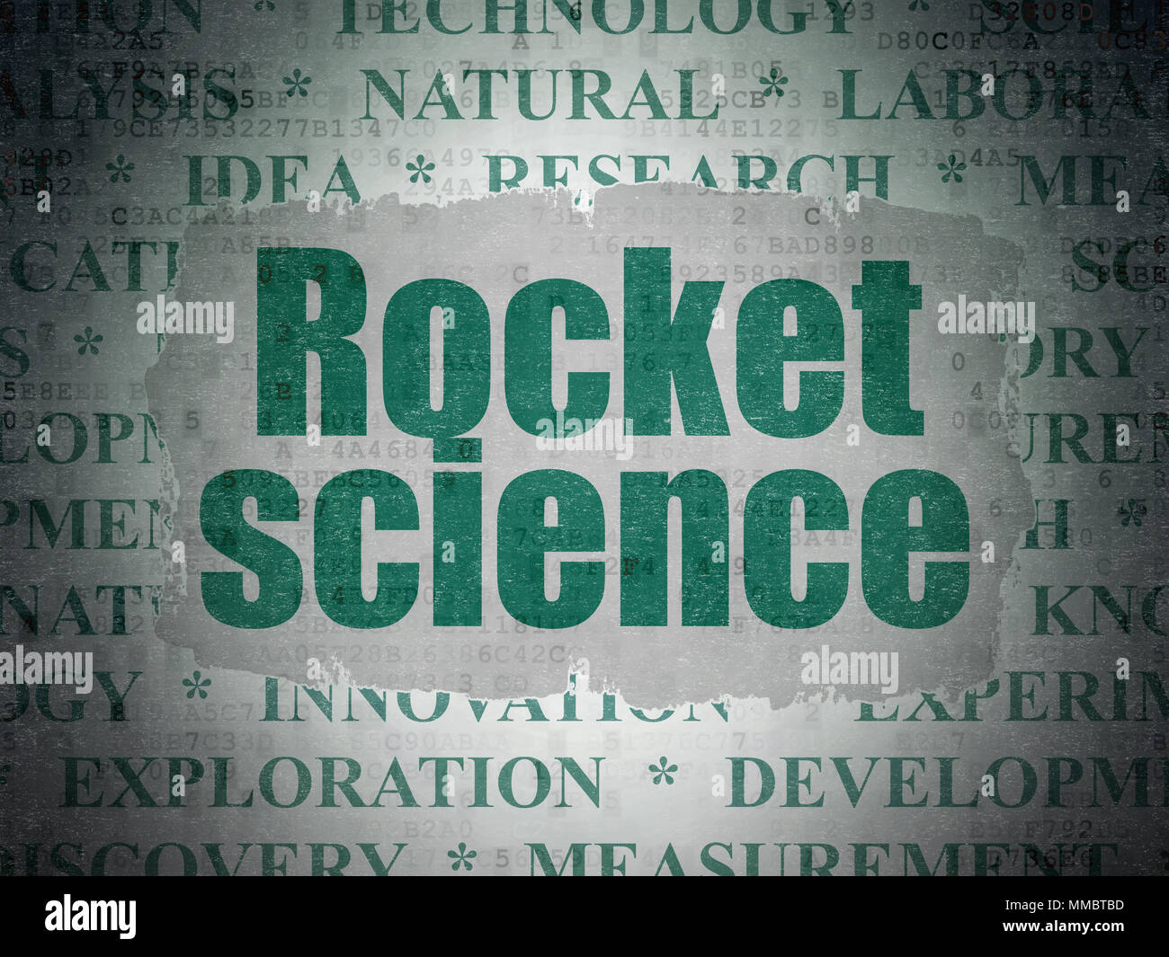 Science concept: Rocket Science on Digital Data Paper background Stock ...