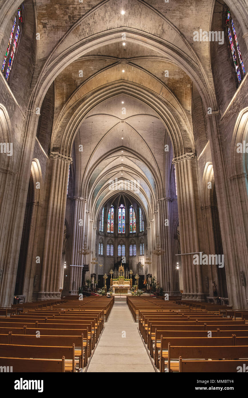 Montpellier france city map hi-res stock photography and images - Alamy