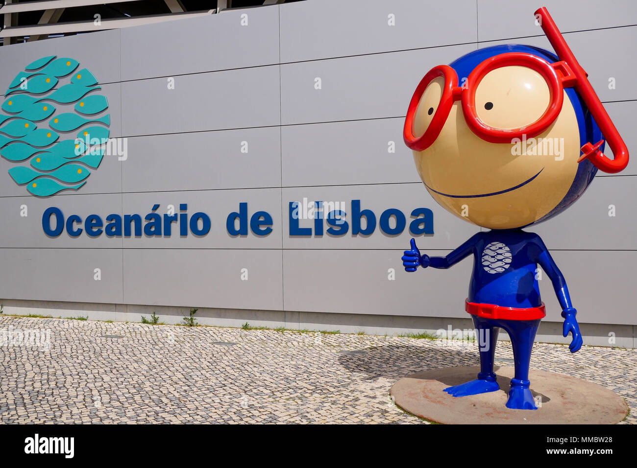 Mascot of Lisbon Oceanarium, Park of the Nations, Lisbon, Portugal ...