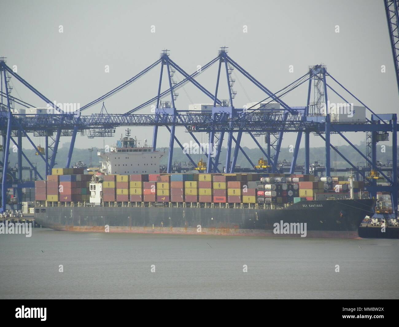 SCT Santiago, Container Terminal, Felixstowe,Suffolk, England, United ...