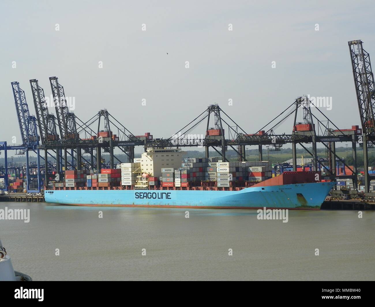Piraeus container terminal hi-res stock photography and images - Alamy