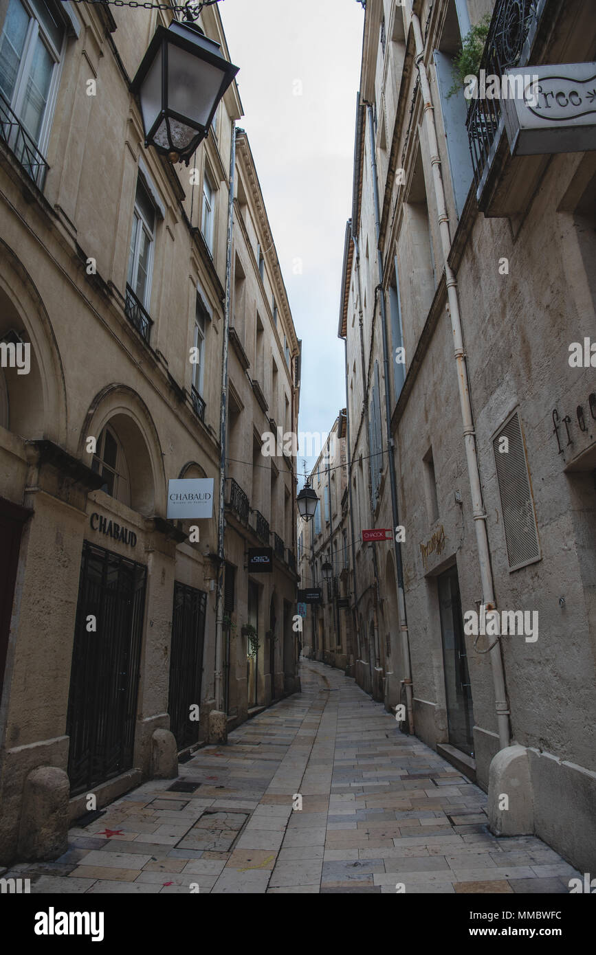 Streets of Montpellier Stock Photo - Alamy