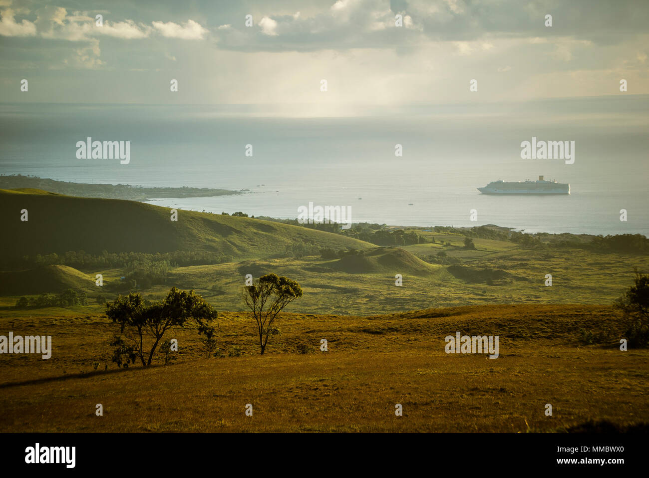 Rapa Nui Moai Statues Easter Island Stock Photo - Alamy