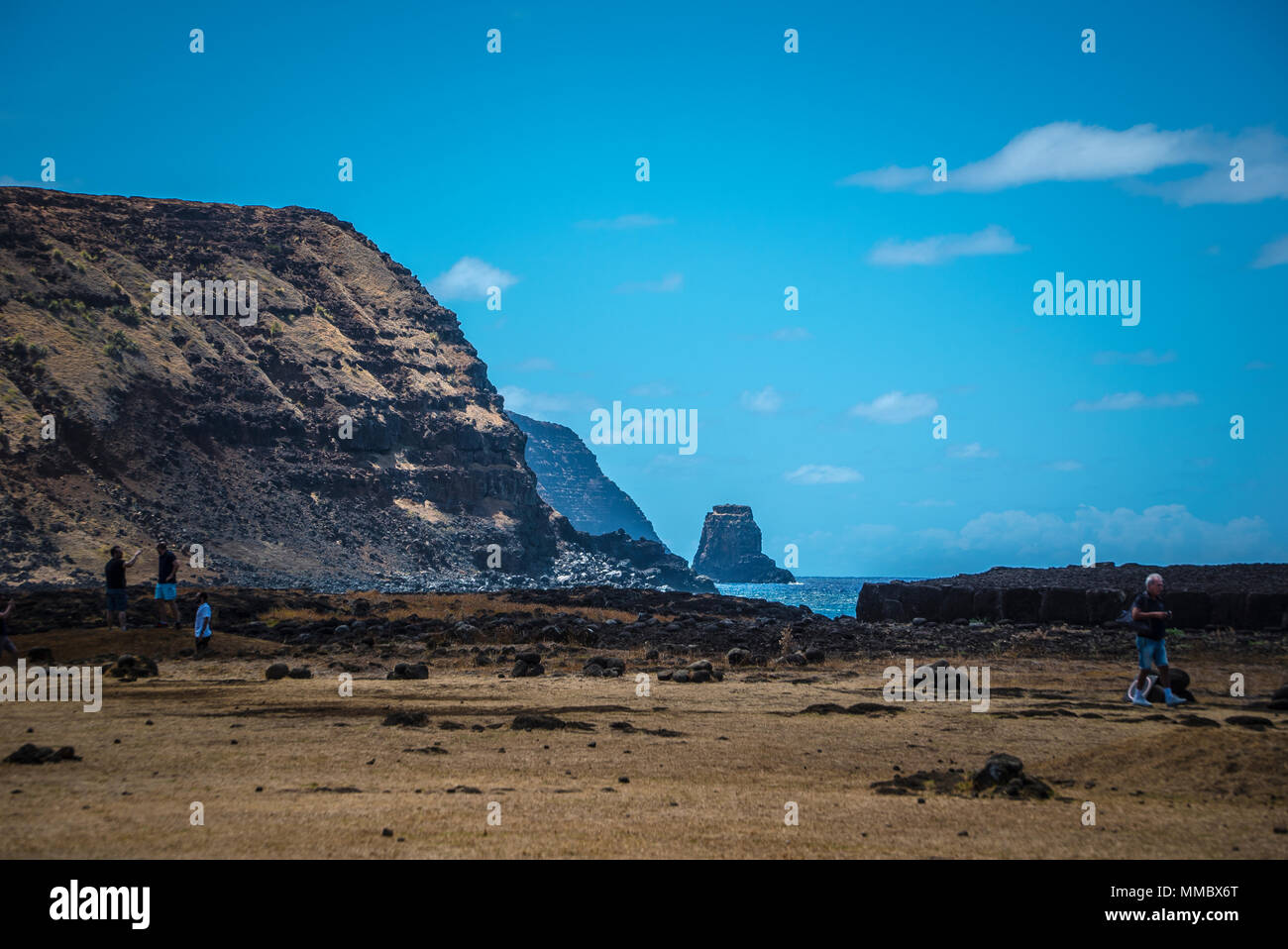 Rapa Nui Moai Statues Easter Island Stock Photo - Alamy