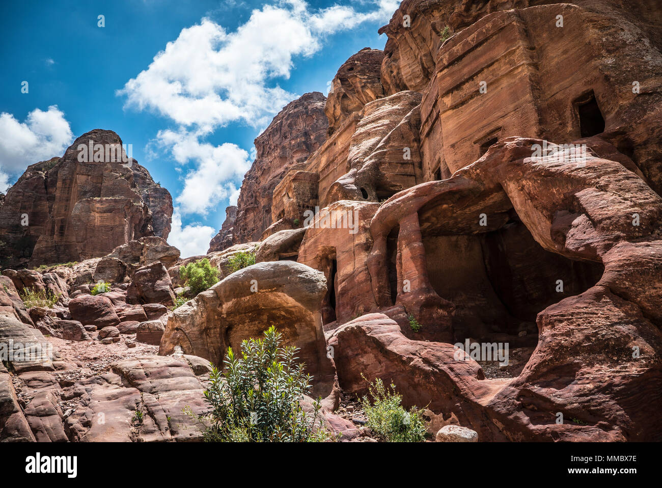 Petra Jordan Mountains view Stock Photo - Alamy