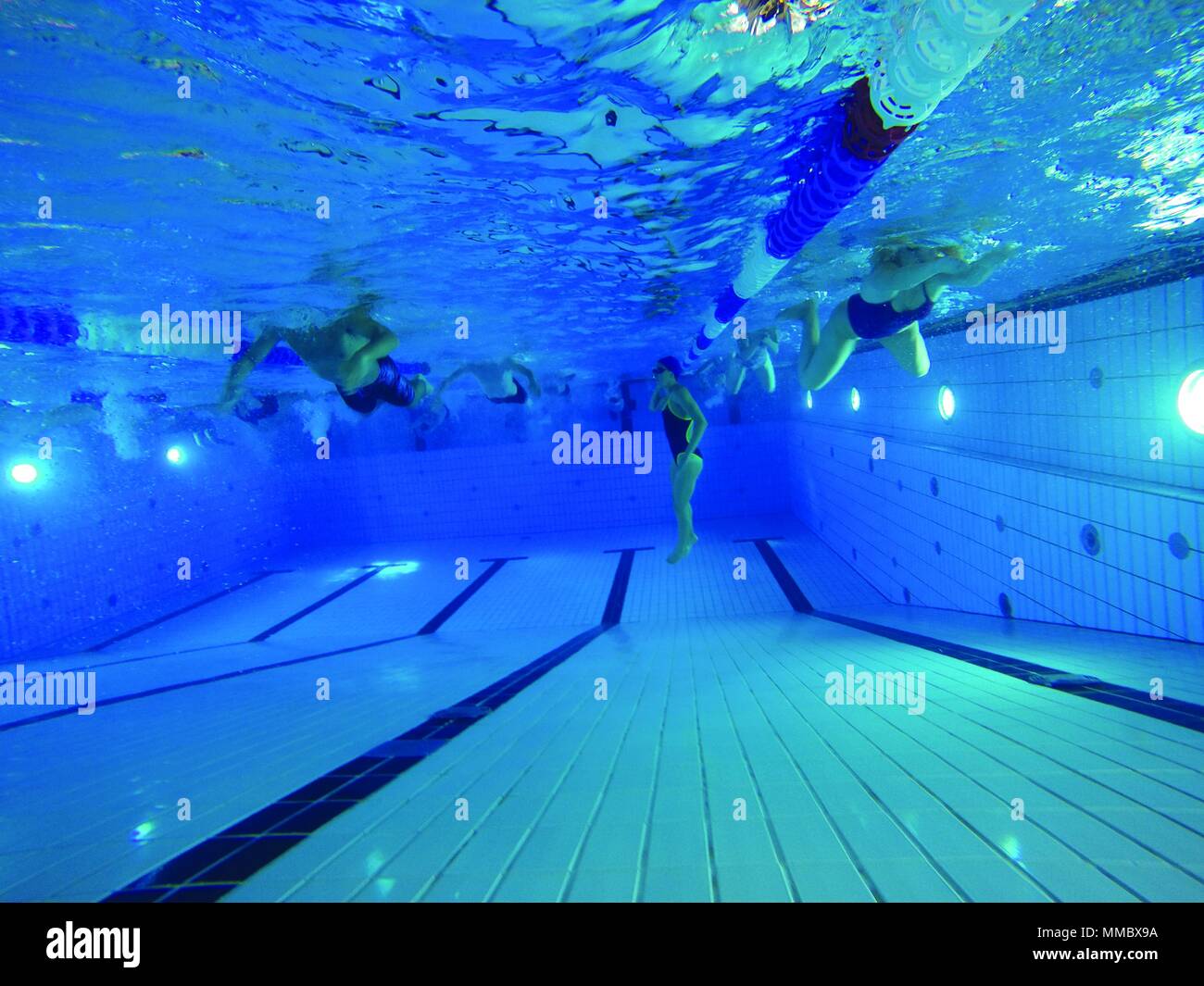 Olympic athlete and Team USA Olympic swimmer Kim Vandenberg observes ...